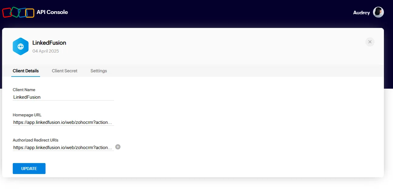 LinkedFusion Native Integration with Zoho | LinkedFusion